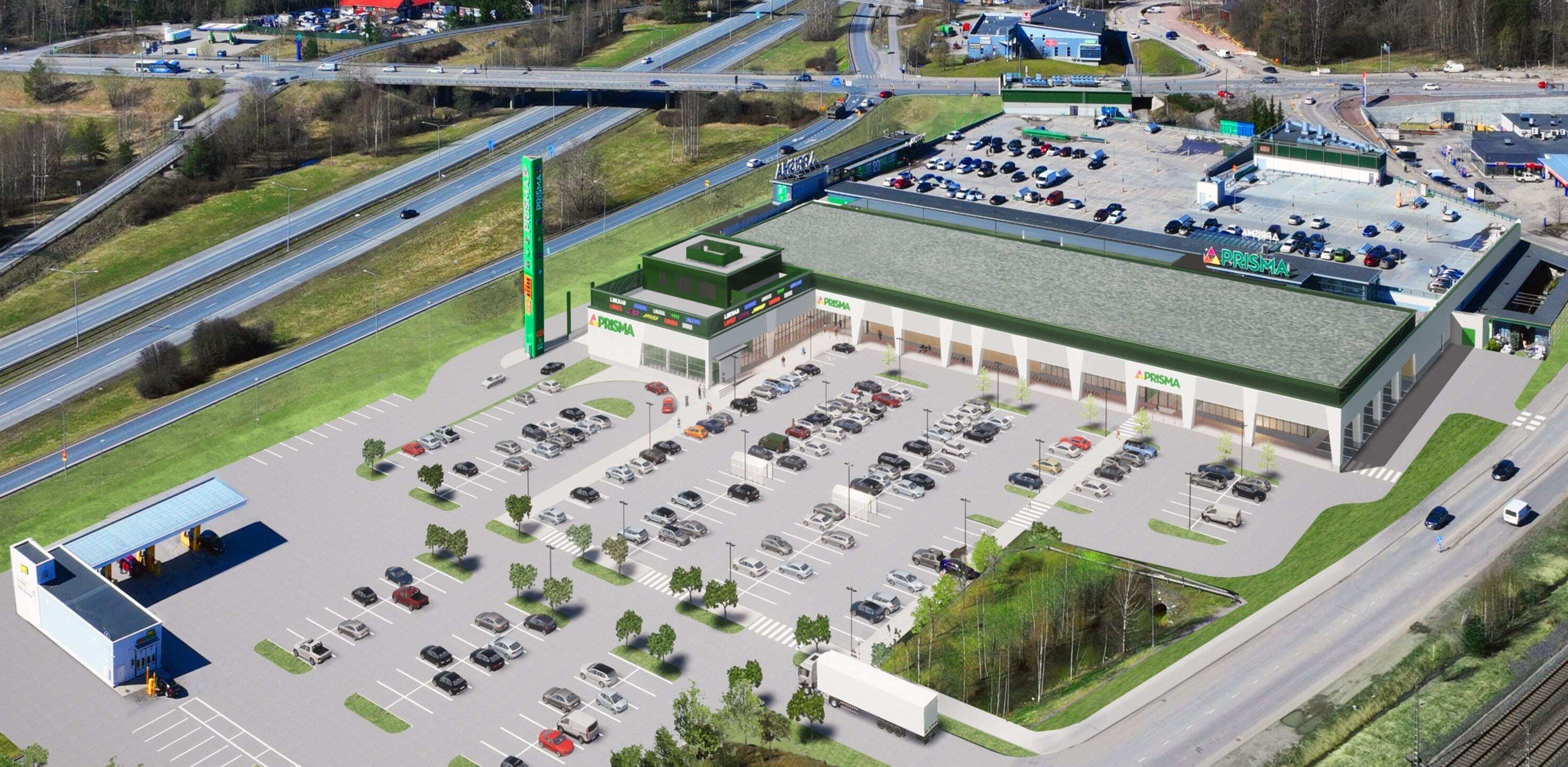 Varte toteuttaa Kirkkonummen Prisman laajennuksen ja modernisoinnin